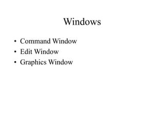 Matlab introduction | PPT