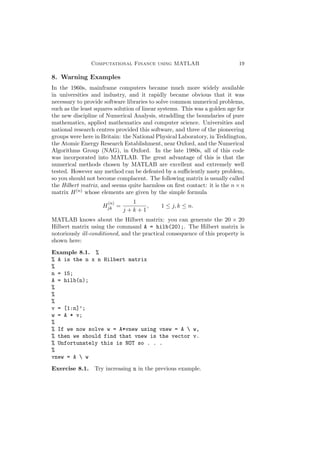 Matlab intro notes | PDF