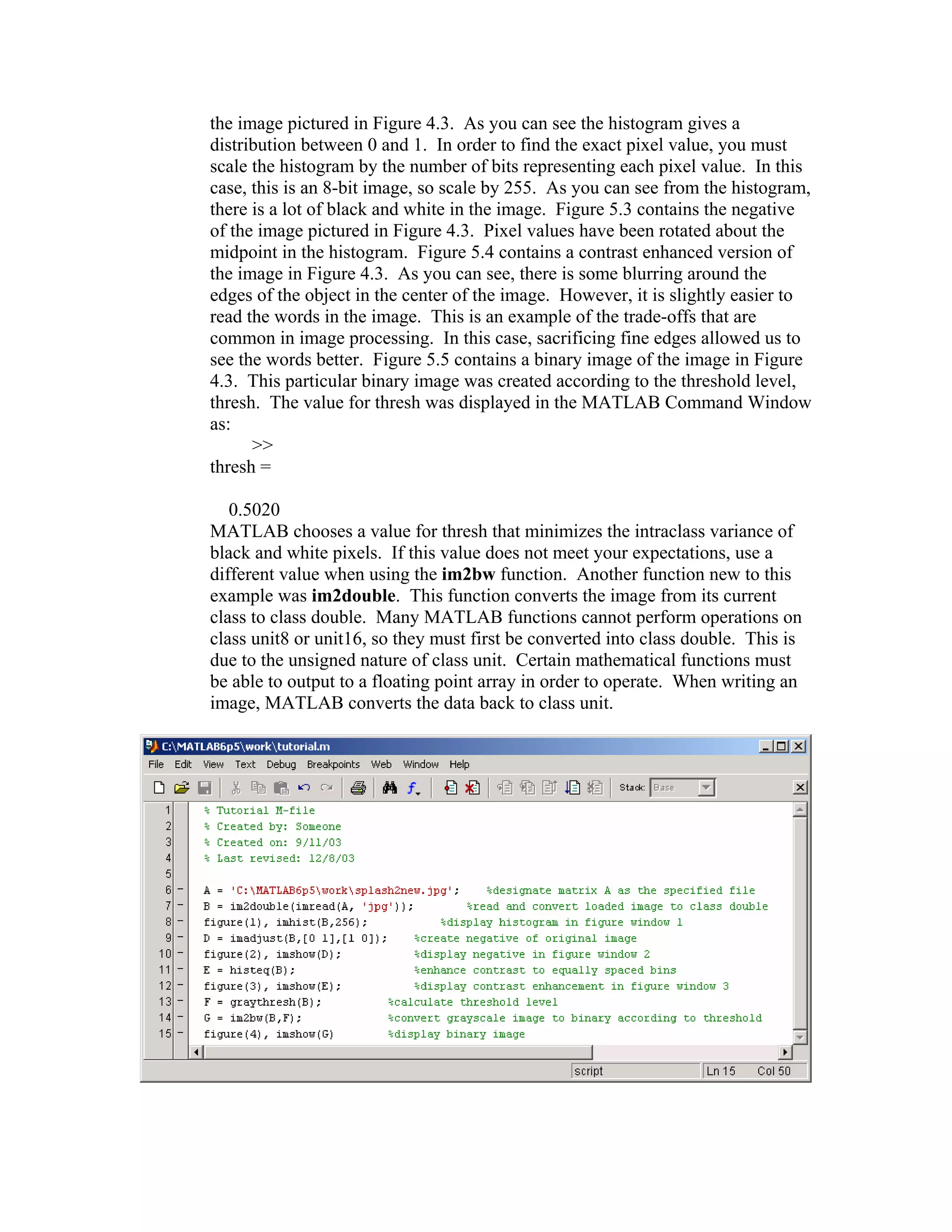 Mat-lab image processing tatorial | PDF | Computing | Technology ...