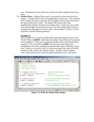 Mat-lab image processing tatorial | PDF