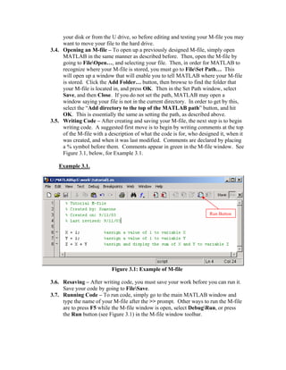 Mat-lab image processing tatorial | PDF