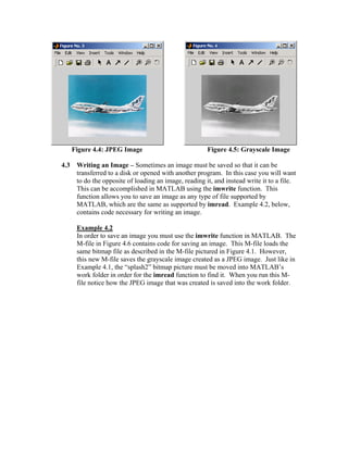 Mat-lab image processing tatorial | PDF