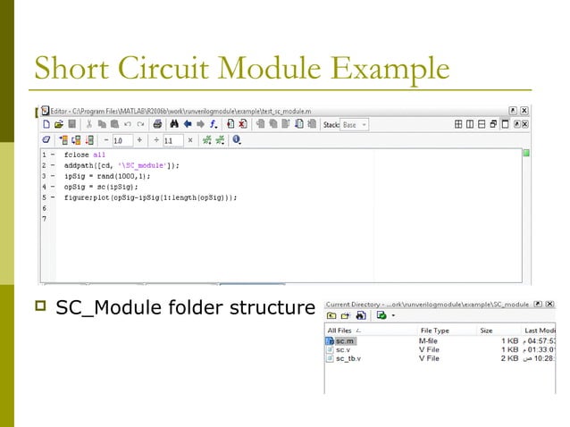 Matlab isim link | PPT