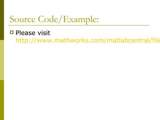 Matlab isim link | PPT