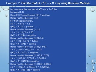Matlab lecture 5 bisection method@taj | PPT