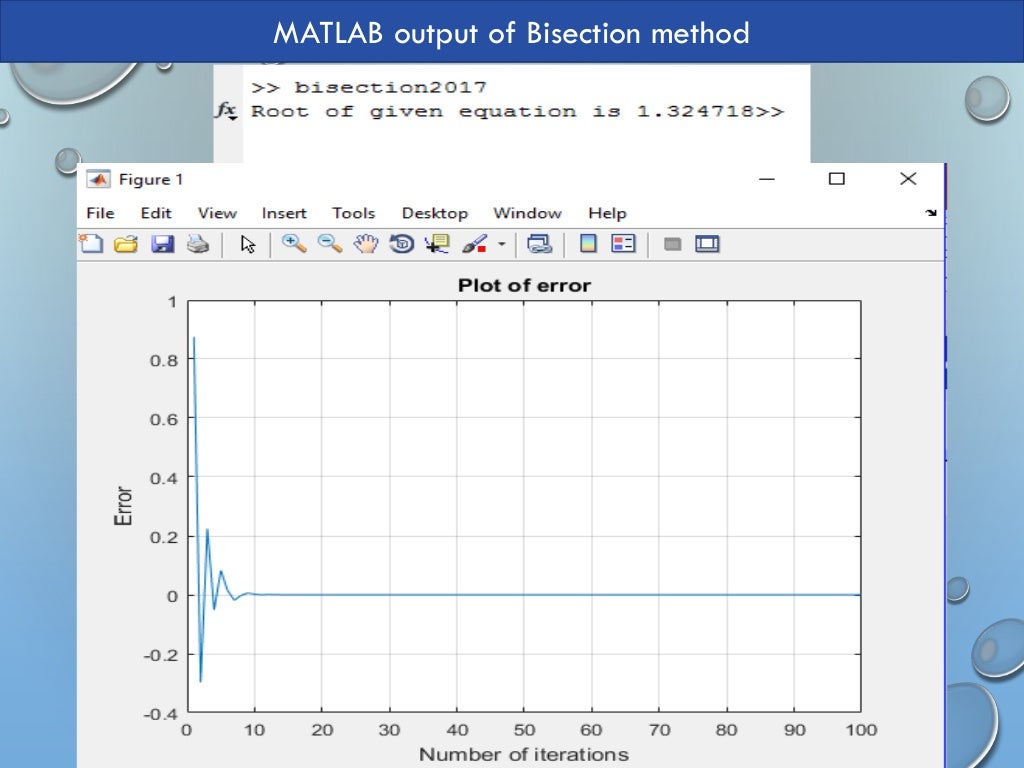 Matlab Lecture 5 Bisection Methodtaj