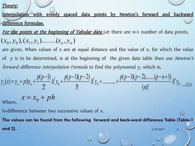 Matlab lecture 8 – newton's forward and backword interpolation@taj copy | PDF | Technology ...