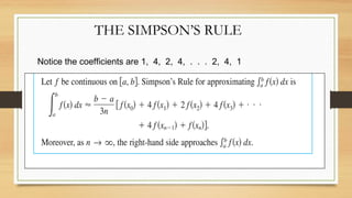 MATLAB : Numerical Differention and Integration | PPT