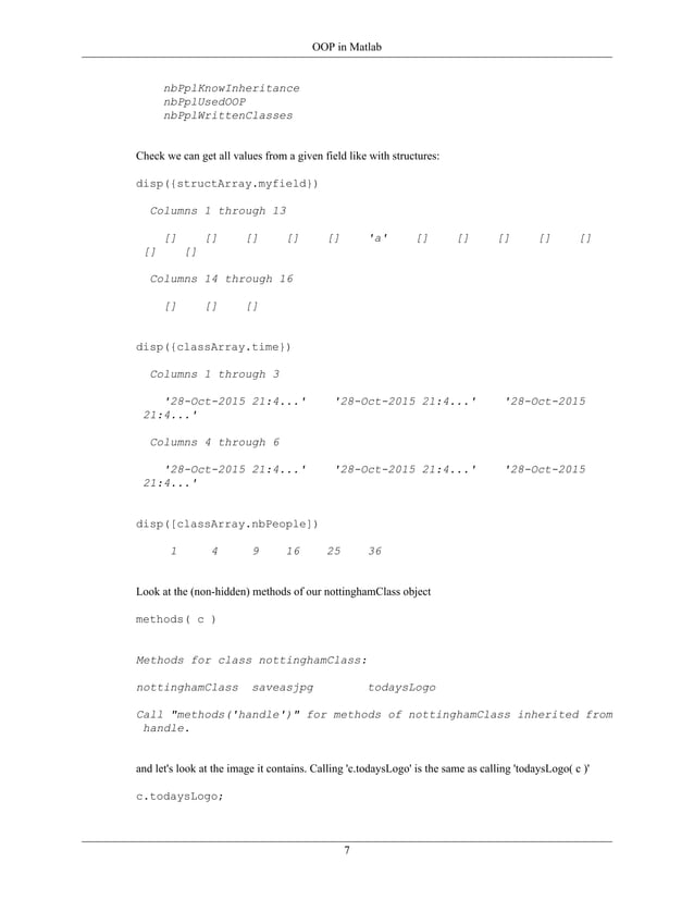 Object Oriented Programming in Matlab | PDF Object Oriented Programming in Matlab | PDF