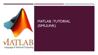 MATLAB simulink open loop dynamics system | PDF