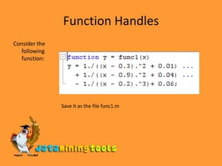 Matlab Organizing Data | PPT