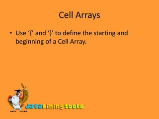Matlab Organizing Data | PPT
