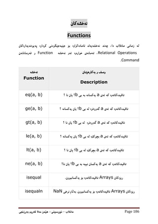 Matlab 07- Logical Operations , Relational Operations & Decision Making | PDF