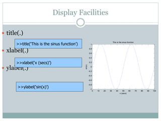 Matlab ploting | PPTX | Physics | Science