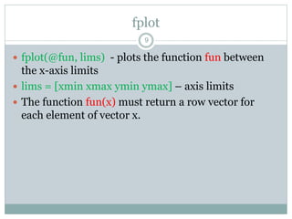Matlab ploting | PPTX