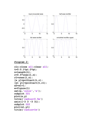 Matlab plotting | PDF