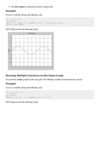 Matlab plotting | PDF | Physics | Science
