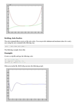 Matlab plotting | PDF