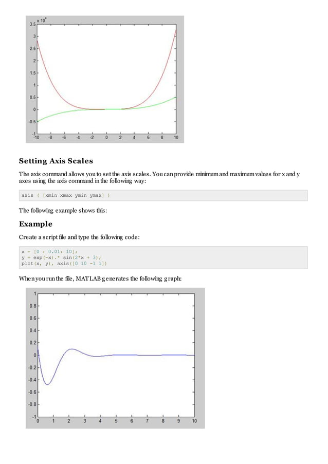 Matlab plotting | PDF