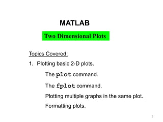Matlab plotting | PPTX