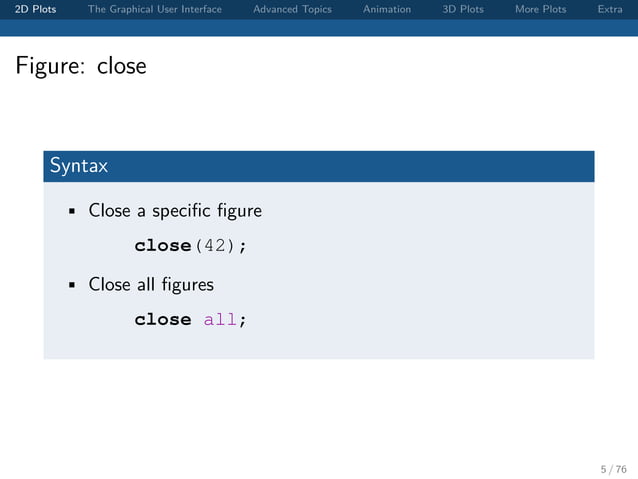 Matlab Graphics Tutorial Ppt 