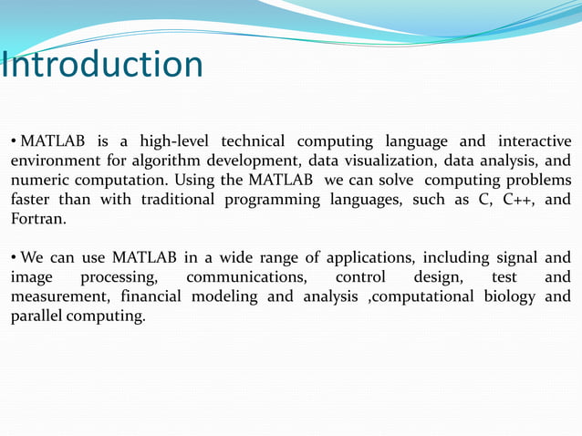 Matlab ppt | PPTX