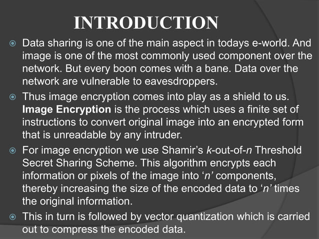 Image Encryption and Compression | PPT