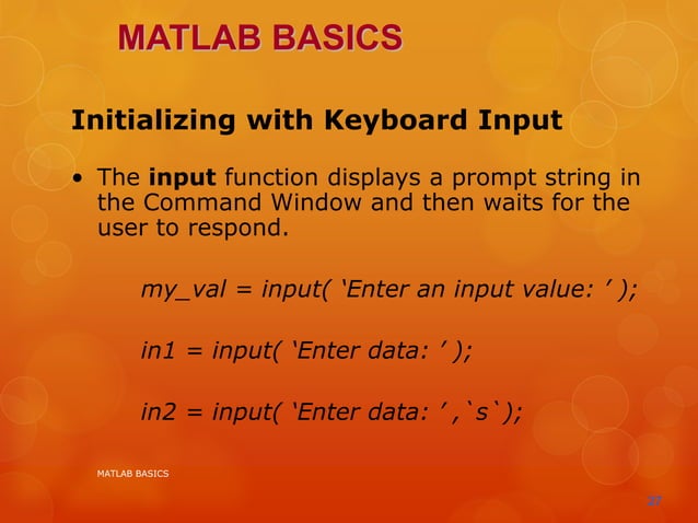 Matlab ppt | PPTX | Programming Languages | Computing