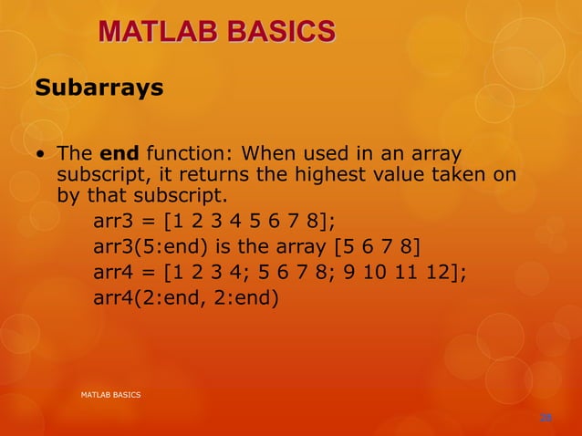 Matlab ppt | PPTX | Programming Languages | Computing