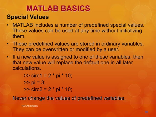 Matlab ppt | PPTX | Programming Languages | Computing