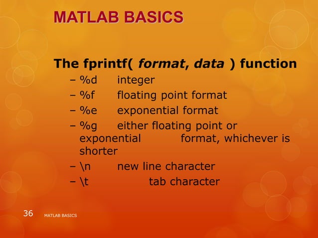 Matlab ppt | PPTX | Programming Languages | Computing