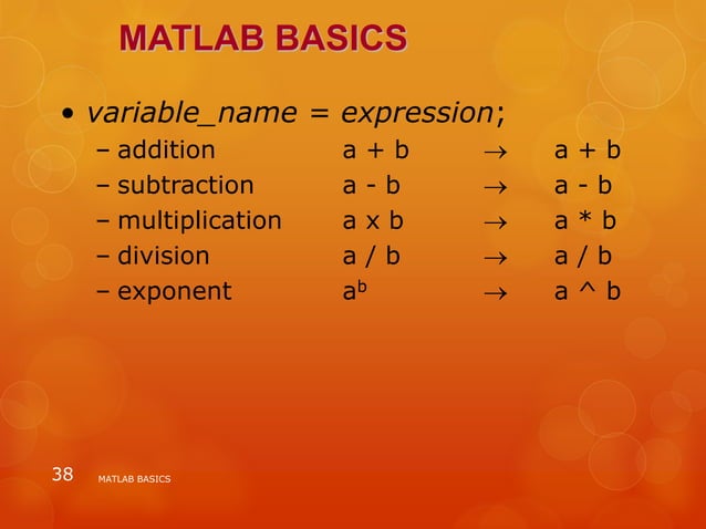 Matlab ppt | PPTX | Programming Languages | Computing