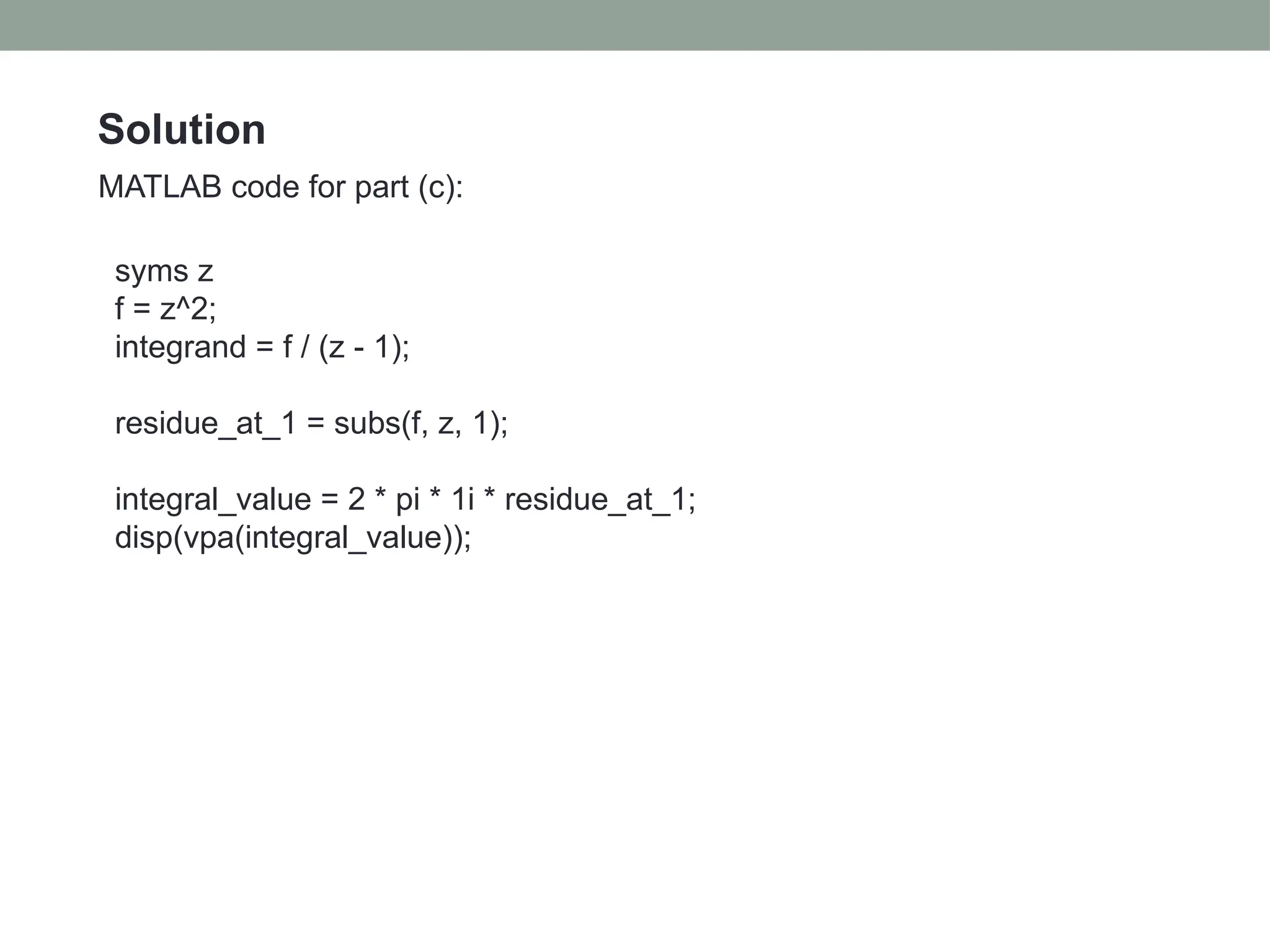 Visualizing and solving Complex Integrals.pptx | Science