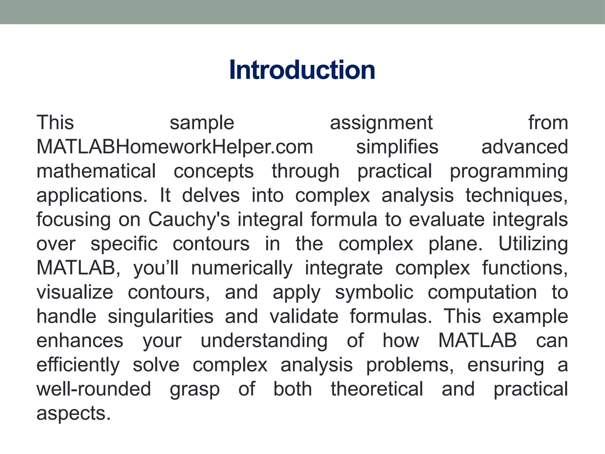 Visualizing and solving Complex Integrals.pptx | Science