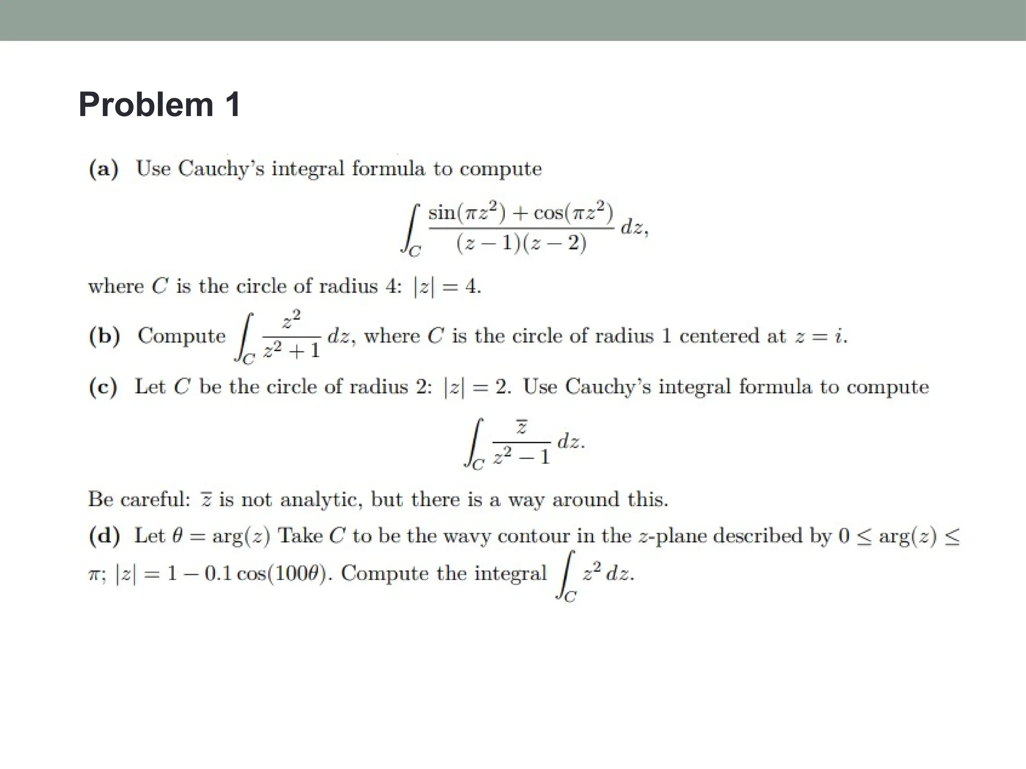 Visualizing and solving Complex Integrals.pptx | Science