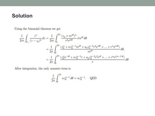 Visualizing and solving Complex Integrals.pptx | Science
