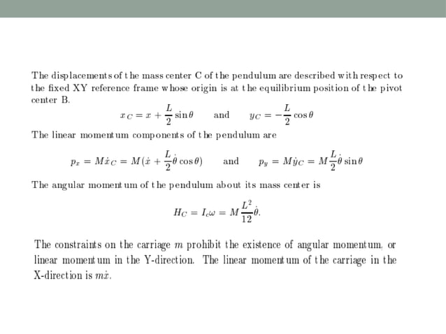 MATLAB Modeling of a Pendulum on Elastic Support.pptx