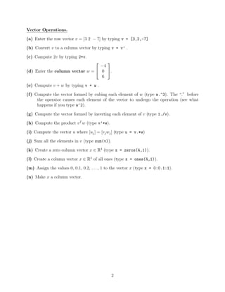 Matlab practice | PDF | Programming Languages | Computing