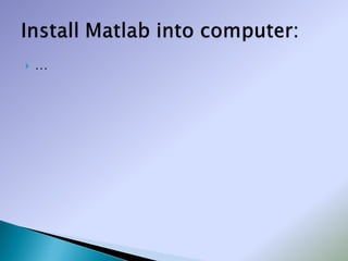 Matlab Presentation | PDF
