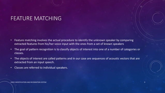 Voice Identification And Recognition System Matlab Pptx Digital Audio Computer Software