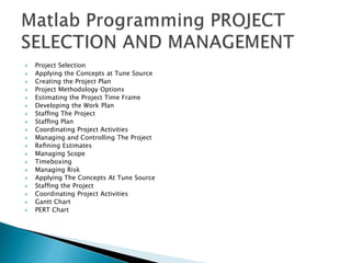 Matlab Programming Assignment help , Matlab Programming Online tutors | PPT