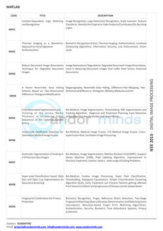 Matlab project | PDF
