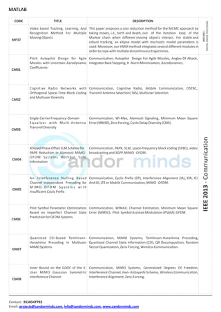 Matlab project | PDF