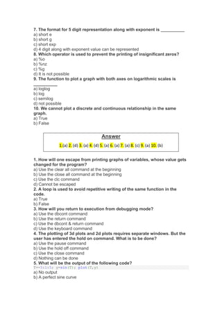 MATLAB Questions and Answers.pdf