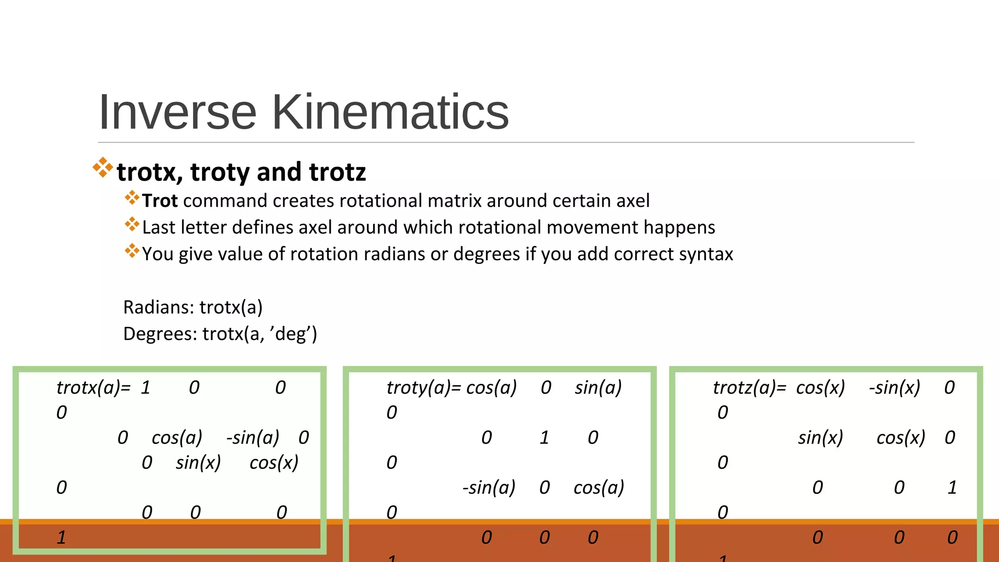 Matlab robotics toolbox | ODP