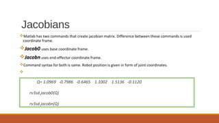 Matlab robotics toolbox | ODP | Programming Languages | Computing