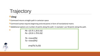 Matlab robotics toolbox | ODP
