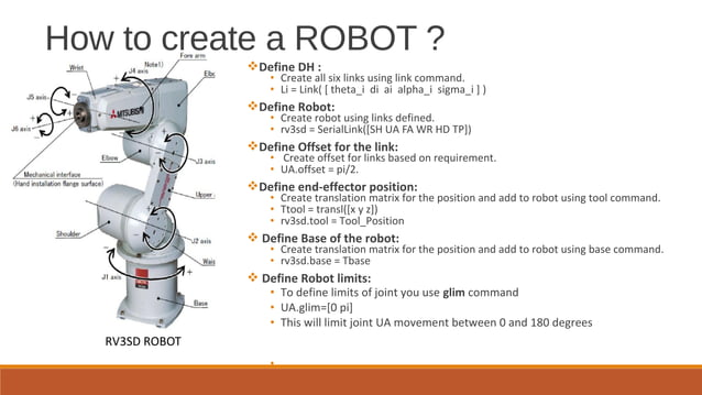 Matlab robotics toolbox | ODP | Programming Languages | Computing