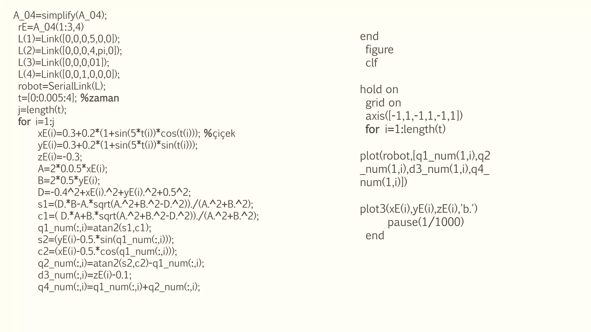 Matlab Roboti̇cs Toolbox Ppt