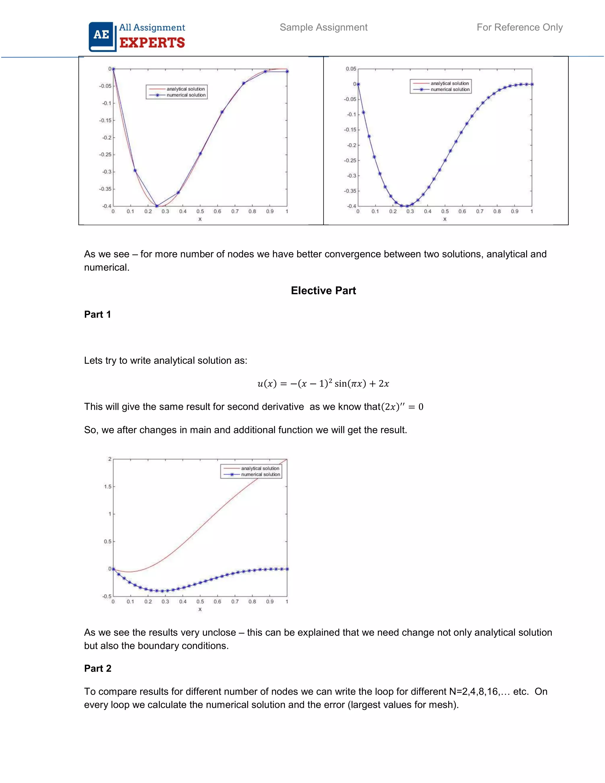 Matlab Sample Assignment Solution | PDF